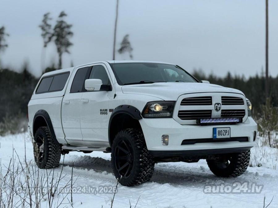 Balts Dodge RAM 2016 Tallina, ar dzinēja tilpumu 5.70 L un nobraukumu 202 tūkst. km par 23000 €, foto 1 vietnē AUTOMOTO.COM.LV