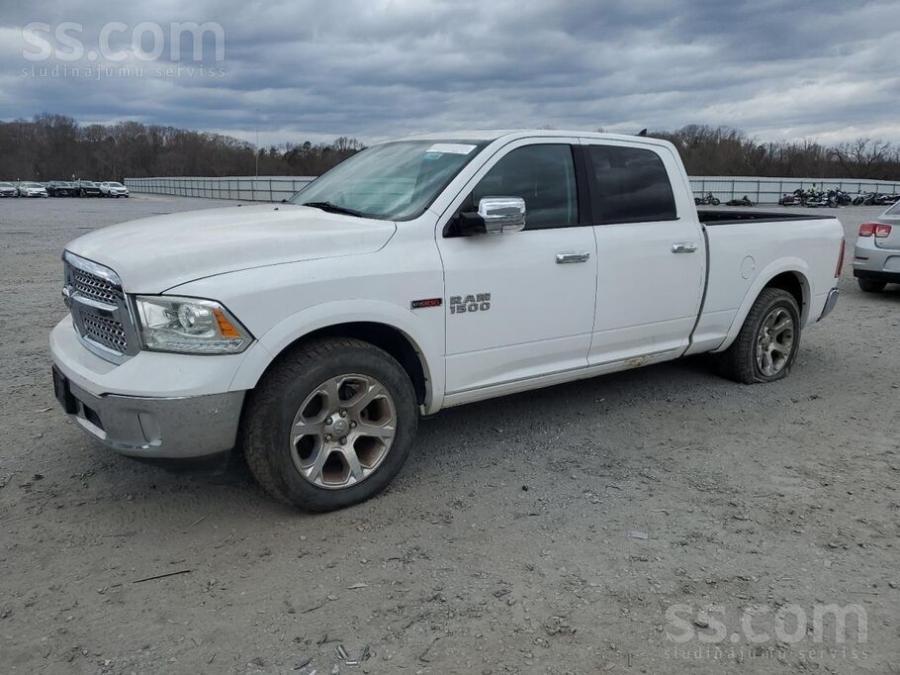White Dodge RAM 2014 in Riga, with an engine capacity of 3.00 L and mileage of 144 thousand km for 9900 €, photo 1 on AUTOMOTO.COM.LV