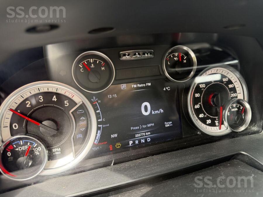 Balts Dodge RAM 2016 Rēzekne, ar dzinēja tilpumu 3.00 L un nobraukumu 255 tūkst. km par 26500 €, foto 13 vietnē AUTOMOTO.COM.LV