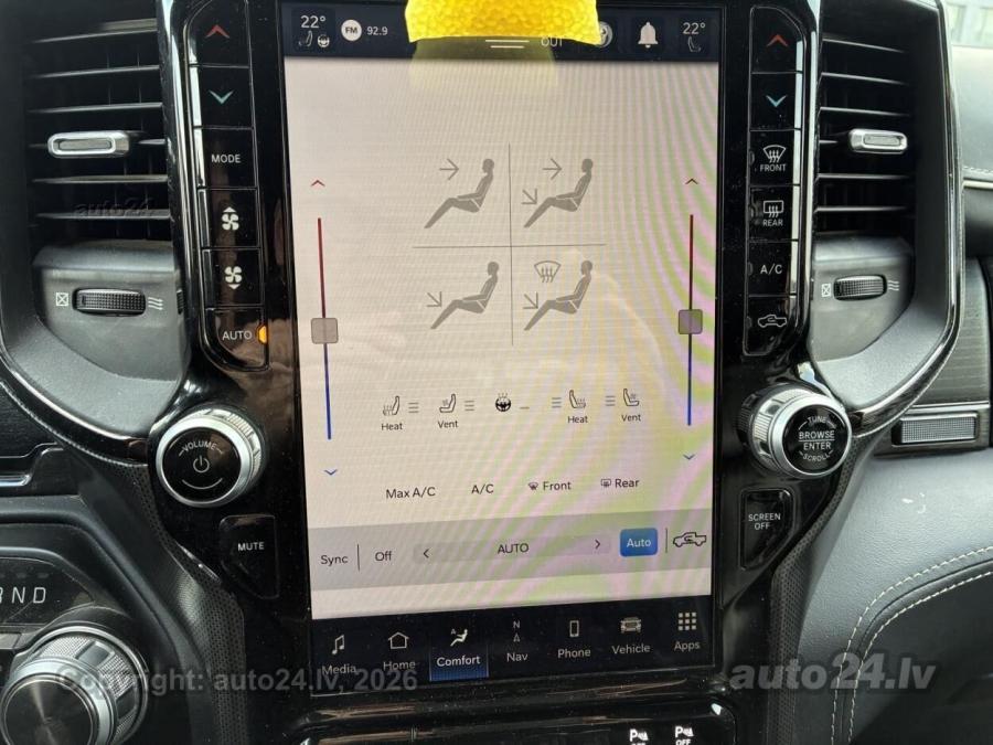 Balts Dodge RAM 2022 Tartu, ar dzinēja tilpumu 5.70 L un nobraukumu 205 tūkst. km par 39000 €, foto 15 vietnē AUTOMOTO.COM.LV