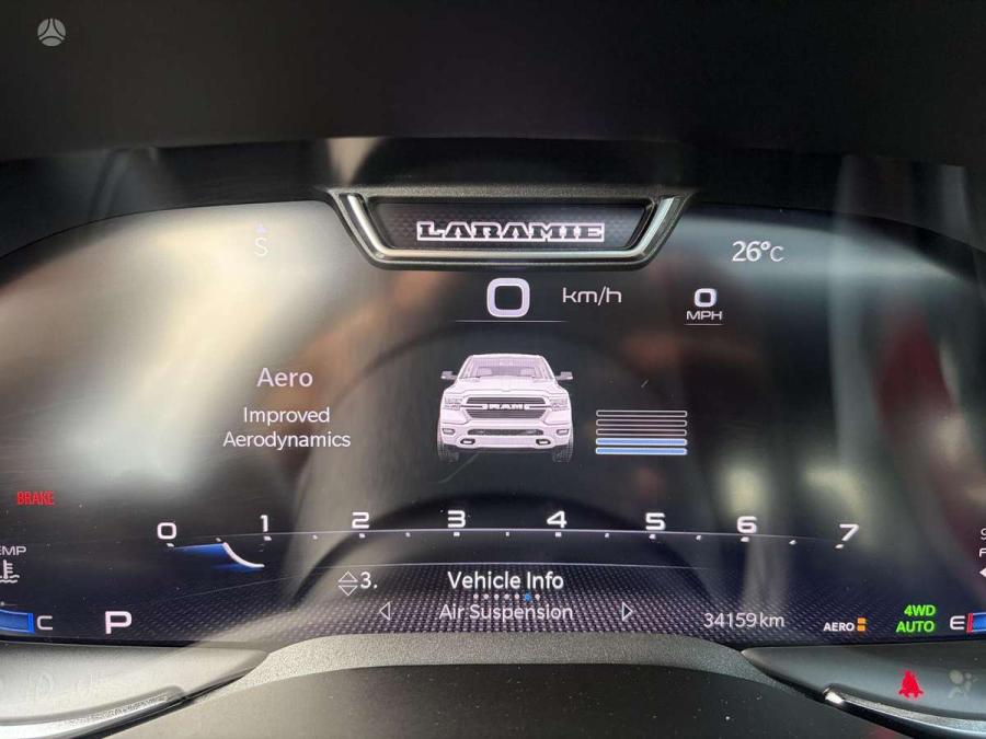 Balts Dodge RAM 2023 Kauņa, ar dzinēja tilpumu 5.70 L un nobraukumu 34 tūkst. km par 50820 €, foto 31 vietnē AUTOMOTO.COM.LV