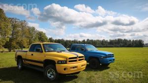 Yellow Dodge RAM 1999 in Tukums, with an engine capacity of 5.20 L and mileage of 280 thousand km for 8200 €, photo  on AUTOMOTO.COM.LV