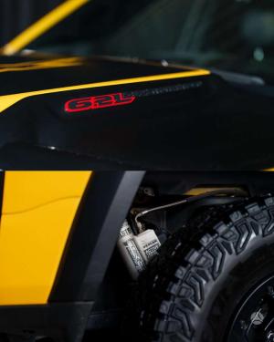 Yellow Dodge RAM 2023 in Vilnius, with an engine capacity of 6.16 L and mileage of 16 thousand km for 119999 €, photo 15 on AUTOMOTO.COM.LV
