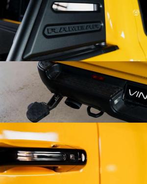 Yellow Dodge RAM 2023 in Vilnius, with an engine capacity of 6.16 L and mileage of 16 thousand km for 119999 €, photo 22 on AUTOMOTO.COM.LV