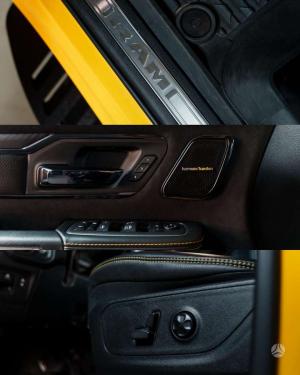 Yellow Dodge RAM 2023 in Vilnius, with an engine capacity of 6.16 L and mileage of 16 thousand km for 119999 €, photo 29 on AUTOMOTO.COM.LV