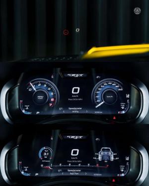 Yellow Dodge RAM 2023 in Vilnius, with an engine capacity of 6.16 L and mileage of 16 thousand km for 119999 €, photo 31 on AUTOMOTO.COM.LV