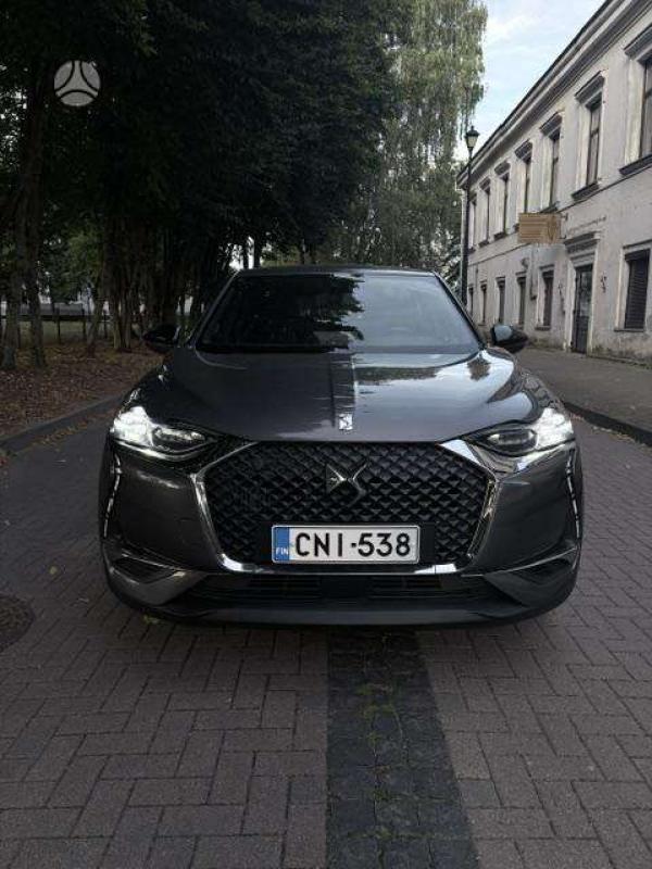 Pelēks DS 3-crossback 2020 Jonava, ar dzinēja tilpumu 1.20 L un nobraukumu 210 tūkst. km par 10650 €, foto 1 vietnē AUTOMOTO.COM.LV