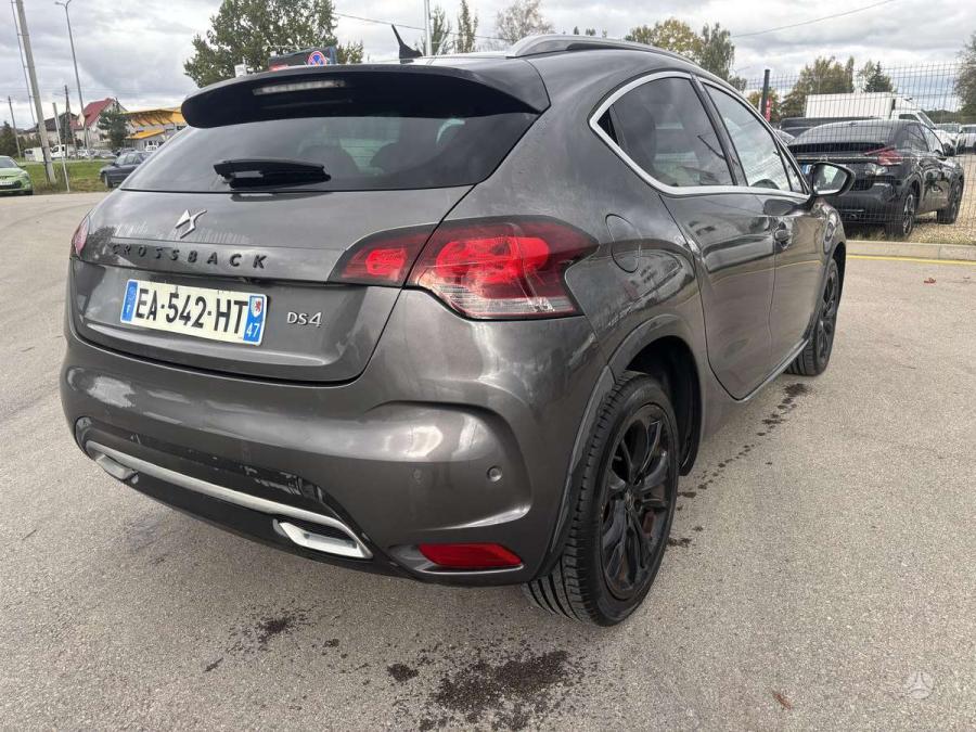 Grey DS 4 2016 in Taurage, with an engine capacity of 1.60 L and mileage of 180 thousand km for 5800 €, photo 6 on AUTOMOTO.COM.LV