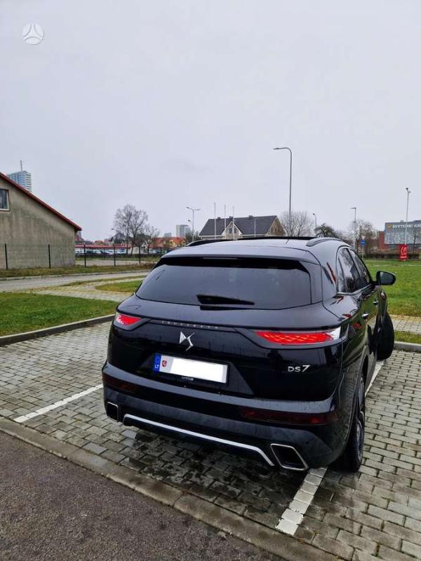 Black DS 7 Crossback 2018 in Klaipeda, with an engine capacity of 2.00 L and mileage of 249 thousand km for 19999 €, photo 2 on AUTOMOTO.COM.LV