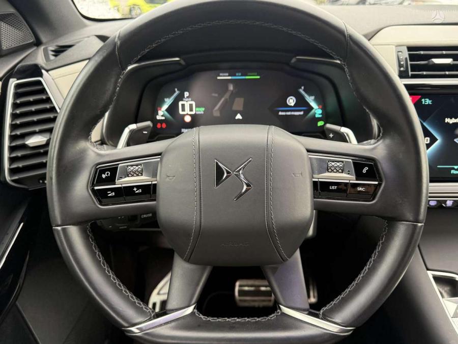 Blue DS 7 Crossback 2021 in Vilnius, with an engine capacity of 1.60 L and mileage of 70 thousand km for 23800 €, photo 12 on AUTOMOTO.COM.LV