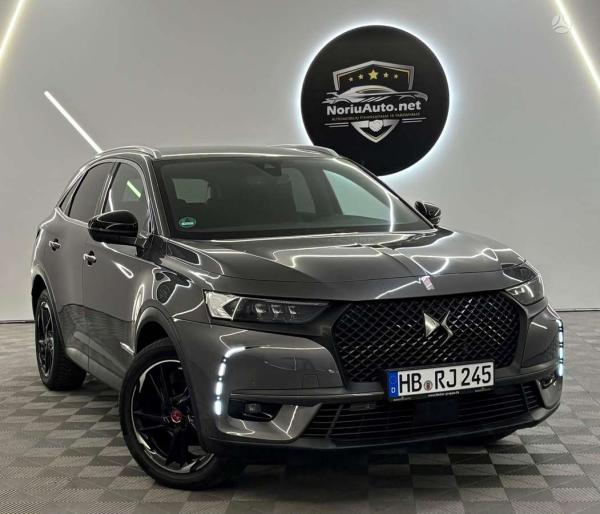 Grey DS 7 Crossback 2018 in Marijampole, with an engine capacity of 2.00 L and mileage of 280 thousand km for 13999 €, photo 1 on AUTOMOTO.COM.LV