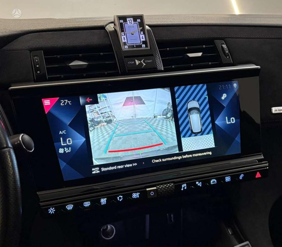 Grey DS 7 Crossback 2018 in Marijampole, with an engine capacity of 2.00 L and mileage of 280 thousand km for 13999 €, photo 14 on AUTOMOTO.COM.LV
