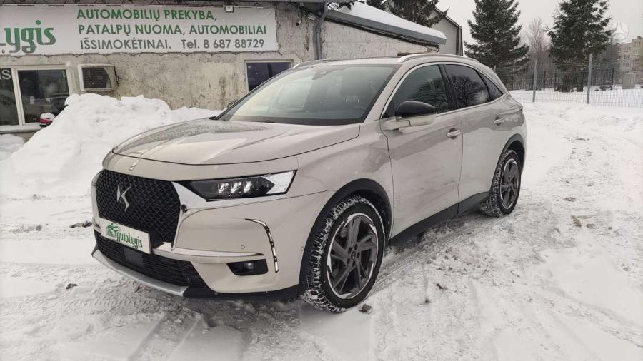 Pelēks DS 7 Crossback 2022 Klaipėda, ar dzinēja tilpumu 1.60 L un nobraukumu 72 tūkst. km par 23690 €, foto 3 vietnē AUTOMOTO.COM.LV