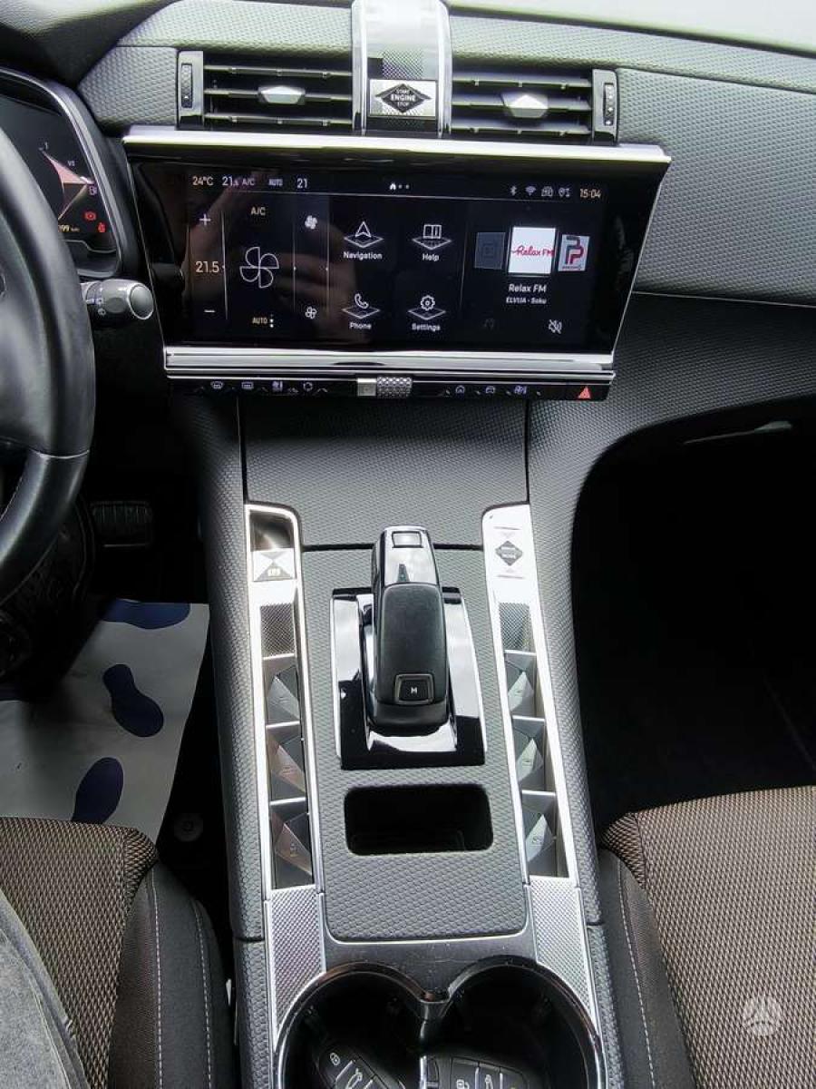 Grey DS 7 Crossback 2023 in Siauliai, with an engine capacity of 1.50 L and mileage of 153 thousand km for 18200 €, photo 15 on AUTOMOTO.COM.LV