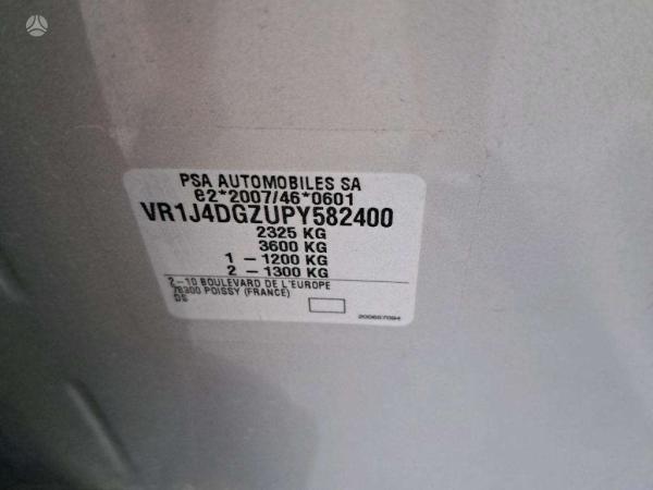 Grey DS 7 Crossback 2023 in Kaunas, with an engine capacity of 1.60 L and mileage of 80 thousand km for 26200 €, photo 10 on AUTOMOTO.COM.LV