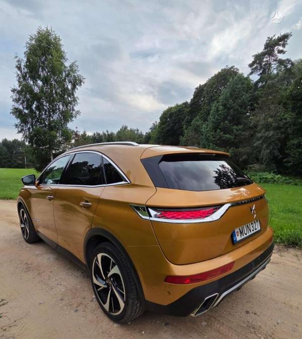 Yellow DS 7 Crossback 2019 in Prienai, with an engine capacity of 2.00 L and mileage of 155 thousand km for 18900 €, photo 8 on AUTOMOTO.COM.LV