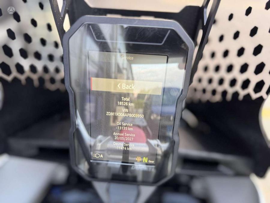 Ducati Desert X 2022 Kauņa, ar dzinēja tilpumu 0.94 L un nobraukumu 19 tūkst. km par 9350 €, foto 8 vietnē AUTOMOTO.COM.LV
