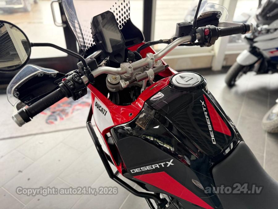 Ducati Desert X 2025 Tallina, ar dzinēja tilpumu 0.94 L un nobraukumu 6 tūkst. km par 13990 €, foto 16 vietnē AUTOMOTO.COM.LV