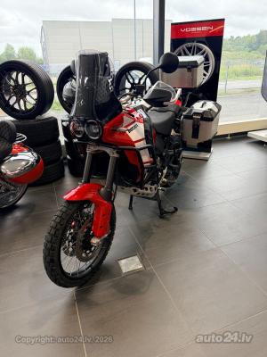 Sarkans Ducati Desert X 2025 Tallina, ar dzinēja tilpumu 0.94 L un nobraukumu 10 tūkst. km par 15900 €, foto 3 vietnē AUTOMOTO.COM.LV