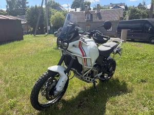 White Ducati Desert X 2022 in Vilnius, with an engine capacity of 0.94 L and mileage of 20 thousand km for 10500 €, photo 9 on AUTOMOTO.COM.LV
