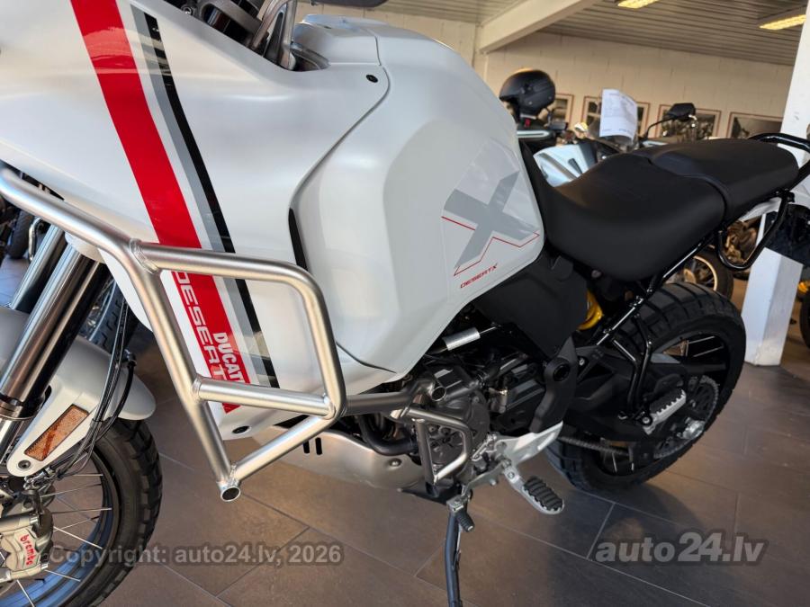 Balts Ducati Desert X 2023 Tallina, ar dzinēja tilpumu 0.94 L un nobraukumu 5 tūkst. km par 11990 €, foto 19 vietnē AUTOMOTO.COM.LV