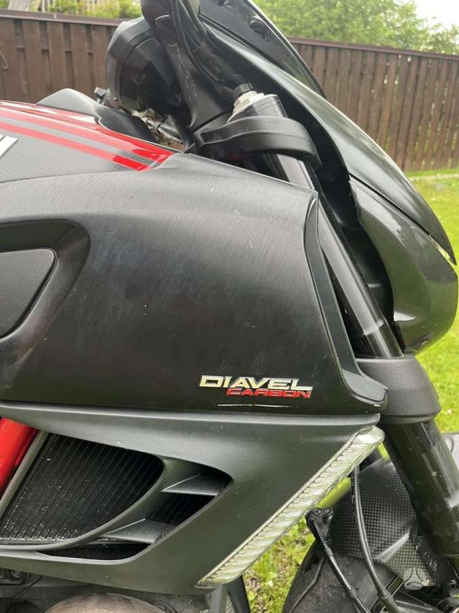 Ducati Diavel 2011 in Panevezys, with an engine capacity of 1.20 L and mileage of 21 thousand km for 6200 €, photo 6 on AUTOMOTO.COM.LV