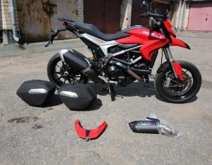 Красный Дукати Hypermotard 2016 в Вильнюс, объемом двигателя 0.94 л и пробегом 13 тыс. км за 5600 €, фото 14 на AUTOMOTO.COM.LV