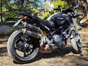 Melns Ducati Monster 2007 Gargždai, ar dzinēja tilpumu 1.00 L un nobraukumu 28 tūkst. km par 2600 €, foto  vietnē AUTOMOTO.COM.LV