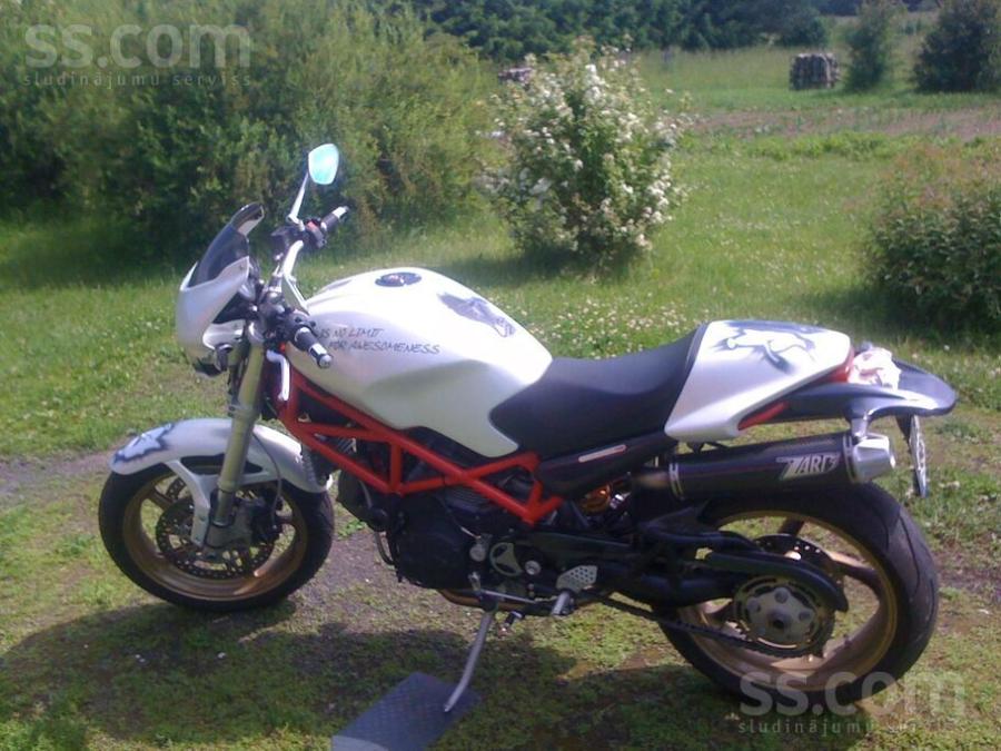 Ducati Monster 2007 Madona, ar dzinēja tilpumu 0.80 L un nobraukumu 0 tūkst. km par 4000 €, foto 1 vietnē AUTOMOTO.COM.LV