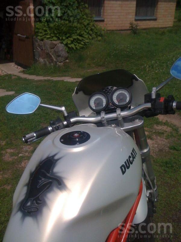 Ducati Monster 2007 in Madona, with an engine capacity of 0.80 L and mileage of 0 thousand km for 3200 €, photo 3 on AUTOMOTO.COM.LV