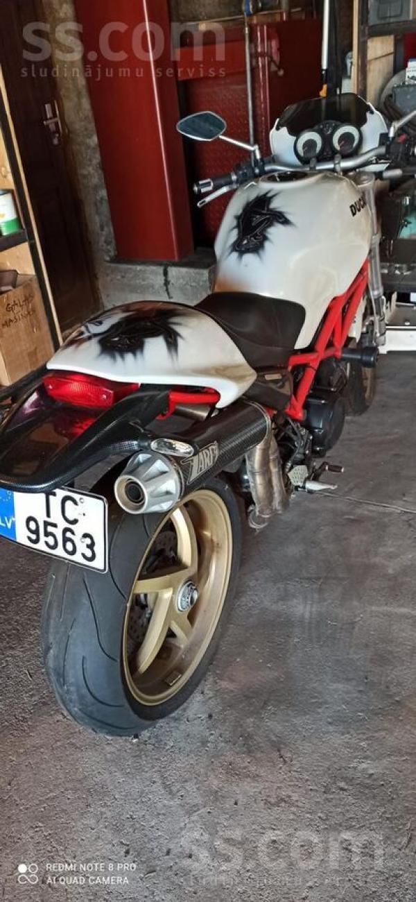 Ducati Monster 2007 in Madona, with an engine capacity of 0.80 L and mileage of 0 thousand km for 3200 €, photo 6 on AUTOMOTO.COM.LV