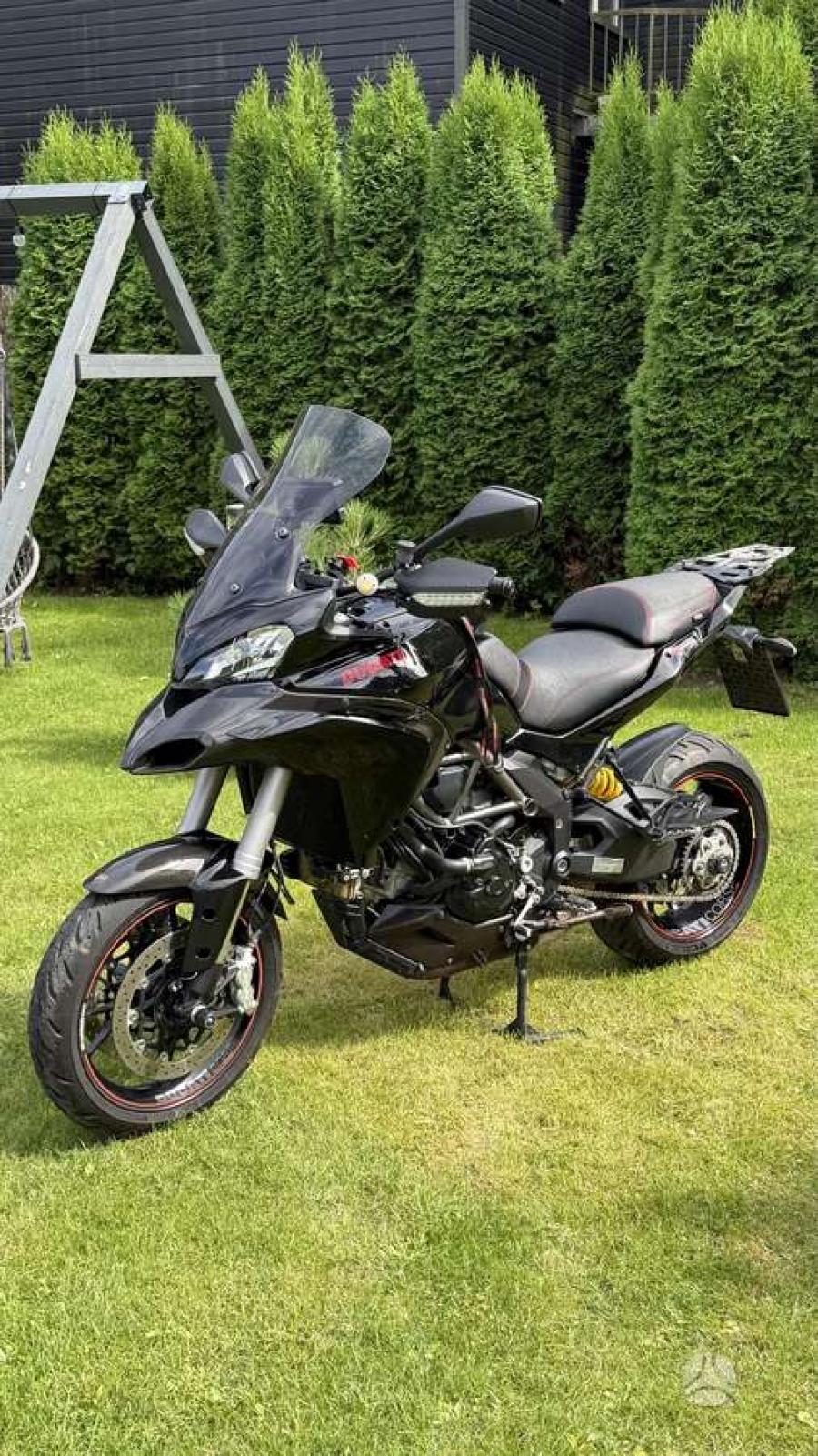 Black Ducati Multistrada 2011 in Klaipeda, with an engine capacity of 1.20 L and mileage of 48 thousand km for 6900 €, photo 1 on AUTOMOTO.COM.LV