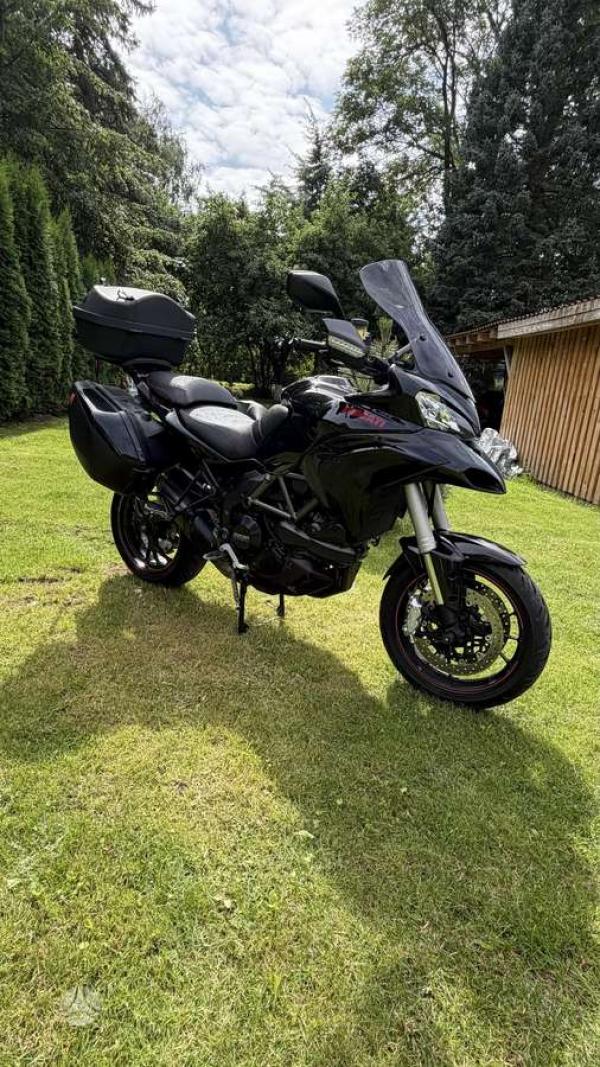 Melns Ducati Multistrada 2011 Klaipėda, ar dzinēja tilpumu 1.20 L un nobraukumu 48 tūkst. km par 6900 €, foto 5 vietnē AUTOMOTO.COM.LV