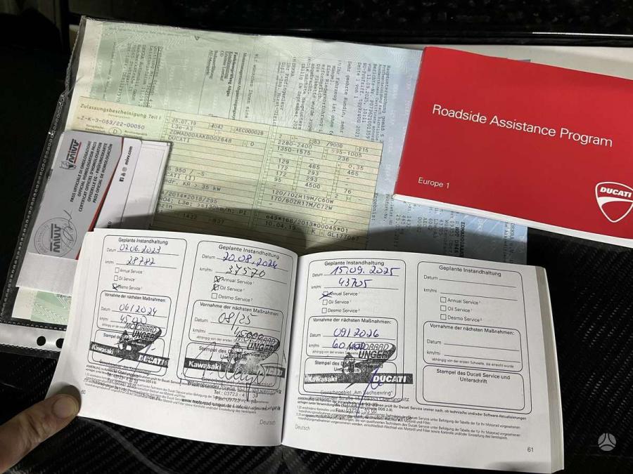 Ducati Multistrada 2019 in Vilnius, with an engine capacity of 0.95 L and mileage of 45 thousand km for 7900 €, photo 12 on AUTOMOTO.COM.LV