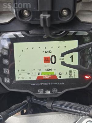 Ducati Multistrada 2020 Daugavpils, ar dzinēja tilpumu 1.26 L un nobraukumu 0 tūkst. km par 12500 €, foto 5 vietnē AUTOMOTO.COM.LV
