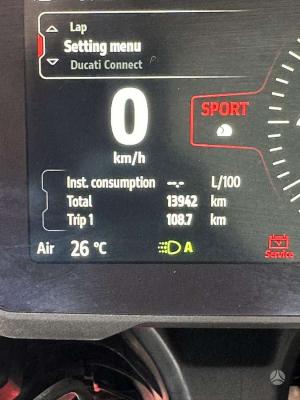 Ducati Multistrada 2021 in Vilnius, with an engine capacity of 1.16 L and mileage of 14 thousand km for 16600 €, photo 18 on AUTOMOTO.COM.LV