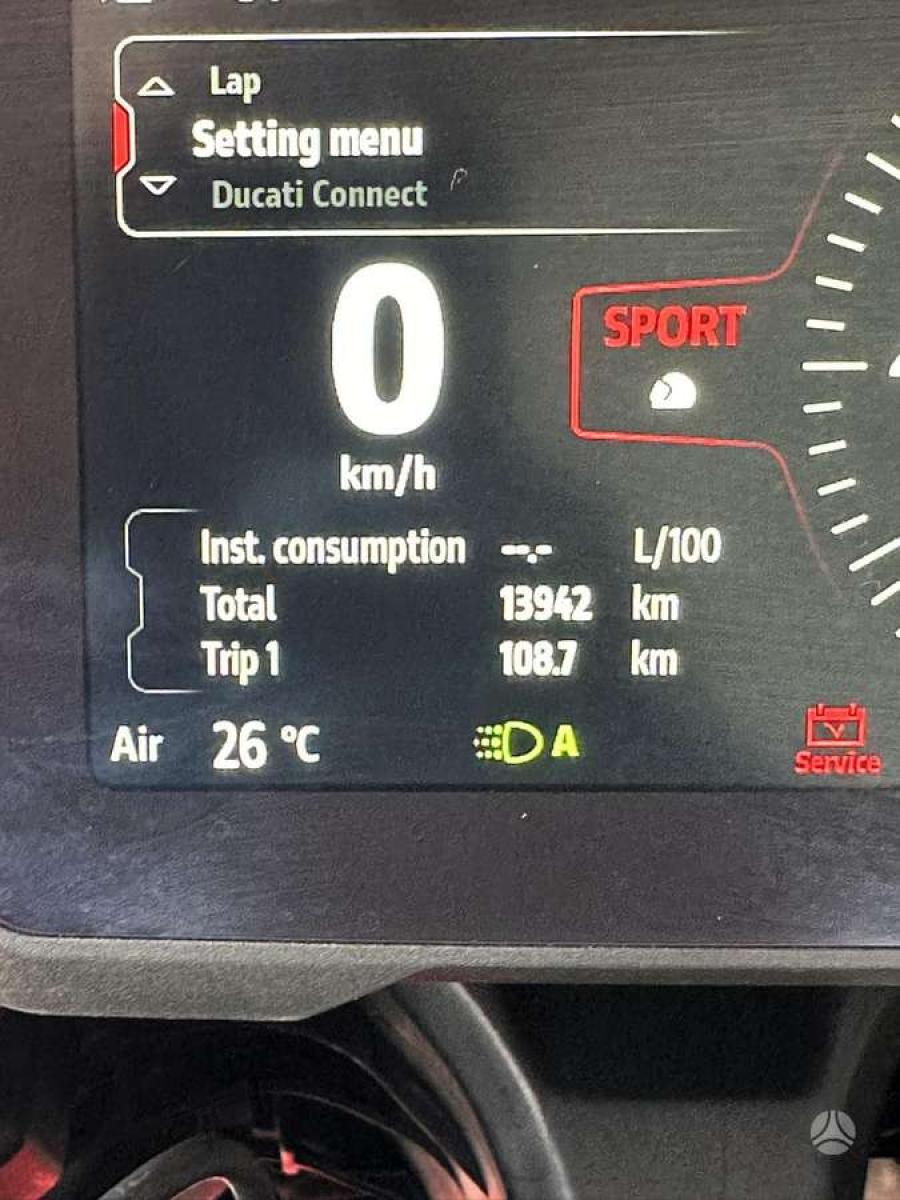 Ducati Multistrada 2021 in Vilnius, with an engine capacity of 1.16 L and mileage of 14 thousand km for 16600 €, photo 18 on AUTOMOTO.COM.LV