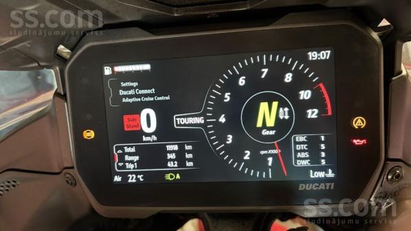 Ducati Multistrada 2025 in Riga, with an engine capacity of 1.16 L and mileage of 0 thousand km for 23000 €, photo 6 on AUTOMOTO.COM.LV