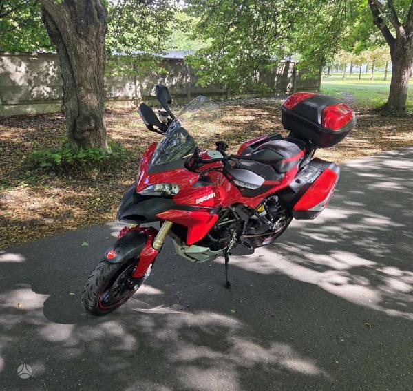 Sarkans Ducati Multistrada 2012 Panevēža, ar dzinēja tilpumu 1.20 L un nobraukumu 53 tūkst. km par 6800 €, foto 1 vietnē AUTOMOTO.COM.LV