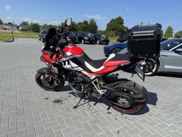 Red Ducati Multistrada 2014 in Telschi, with an engine capacity of 1.20 L and mileage of 43 thousand km for 8300 €, photo 3 on AUTOMOTO.COM.LV
