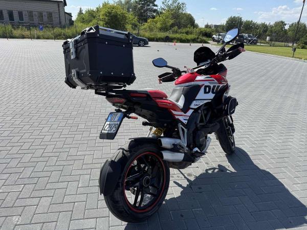 Red Ducati Multistrada 2014 in Telschi, with an engine capacity of 1.20 L and mileage of 43 thousand km for 8300 €, photo 6 on AUTOMOTO.COM.LV