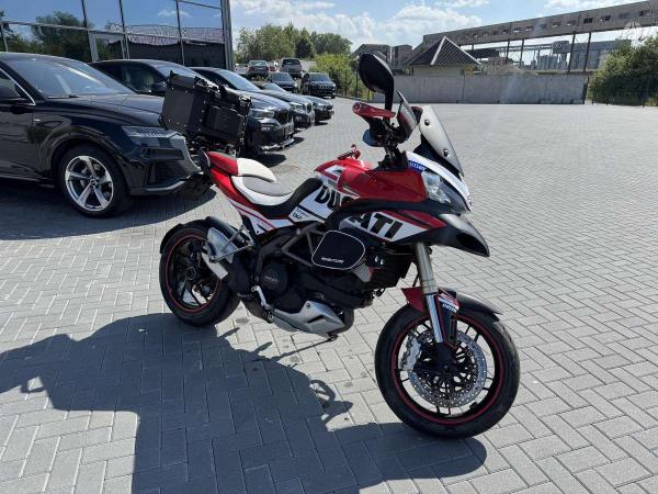 Red Ducati Multistrada 2014 in Telschi, with an engine capacity of 1.20 L and mileage of 43 thousand km for 8300 €, photo 8 on AUTOMOTO.COM.LV
