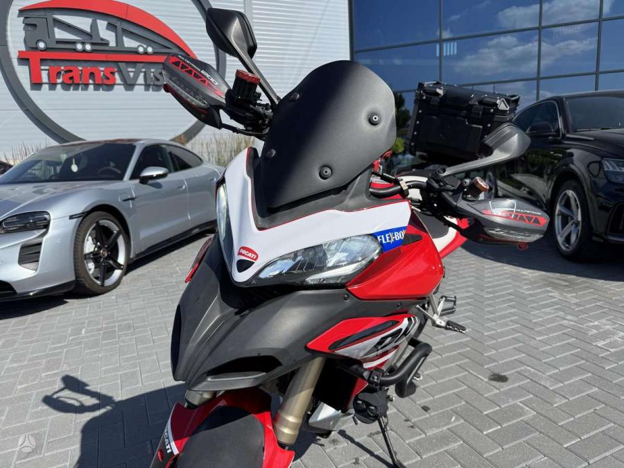Red Ducati Multistrada 2014 in Telschi, with an engine capacity of 1.20 L and mileage of 43 thousand km for 8300 €, photo 12 on AUTOMOTO.COM.LV