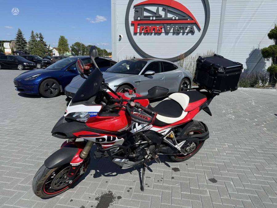 Red Ducati Multistrada 2014 in Telschi, with an engine capacity of 1.20 L and mileage of 43 thousand km for 8300 €, photo 14 on AUTOMOTO.COM.LV