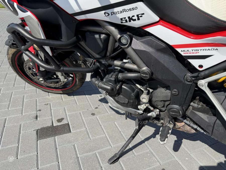 Red Ducati Multistrada 2014 in Telschi, with an engine capacity of 1.20 L and mileage of 43 thousand km for 8300 €, photo 19 on AUTOMOTO.COM.LV