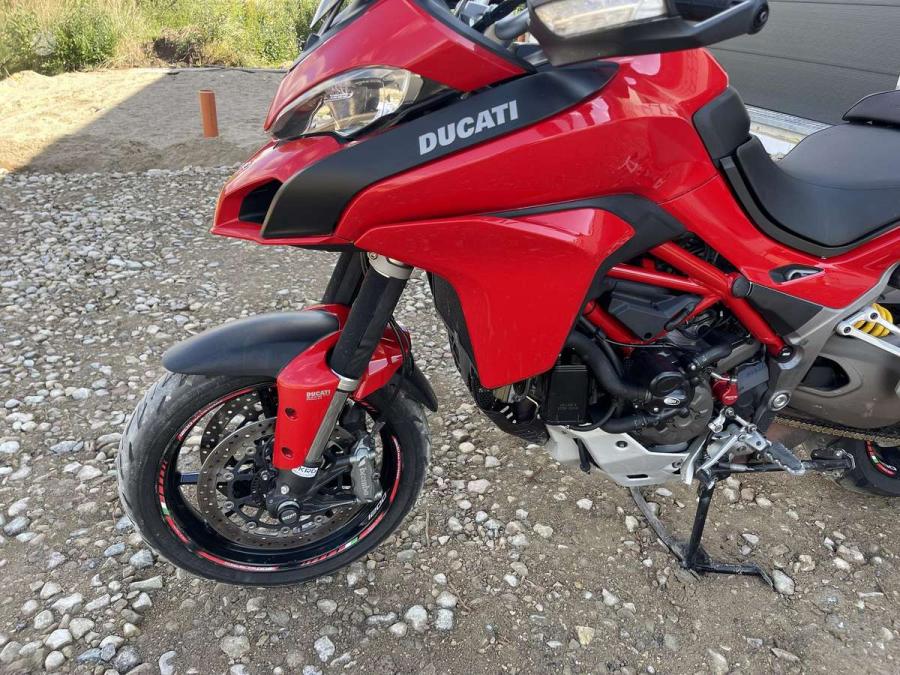 Sarkans Ducati Multistrada 2015 Kazlų Rūda, ar dzinēja tilpumu 1.20 L un nobraukumu 41 tūkst. km par 7000 €, foto 7 vietnē AUTOMOTO.COM.LV