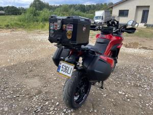 Sarkans Ducati Multistrada 2015 Kazlų Rūda, ar dzinēja tilpumu 1.20 L un nobraukumu 41 tūkst. km par 7000 €, foto 9 vietnē AUTOMOTO.COM.LV