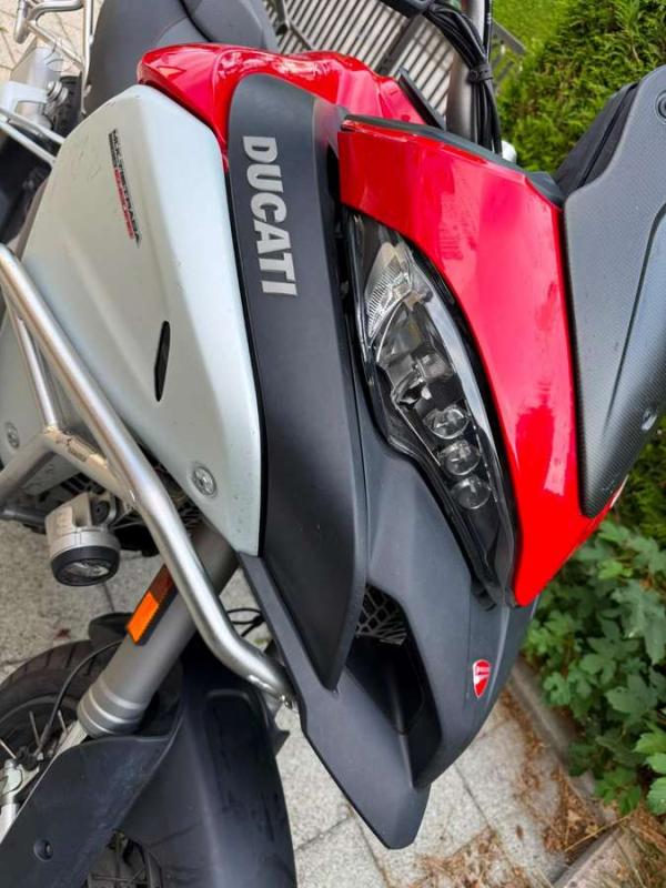 Red Ducati Multistrada 2016 in Vilnius, with an engine capacity of 1.20 L and mileage of 37 thousand km for 7900 €, photo 5 on AUTOMOTO.COM.LV
