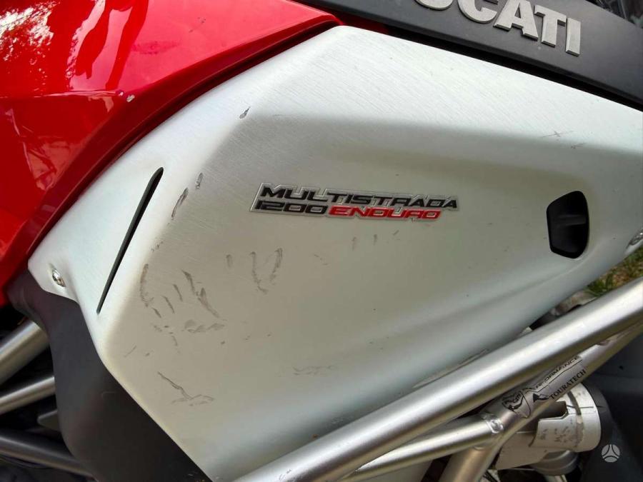 Red Ducati Multistrada 2016 in Vilnius, with an engine capacity of 1.20 L and mileage of 37 thousand km for 7900 €, photo 16 on AUTOMOTO.COM.LV