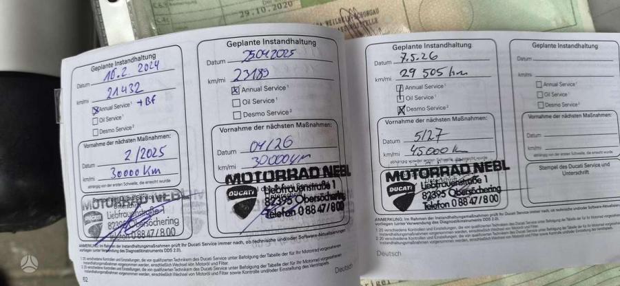Red Ducati Multistrada 2016 in Vilnius, with an engine capacity of 1.20 L and mileage of 35 thousand km for 7900 €, photo 11 on AUTOMOTO.COM.LV